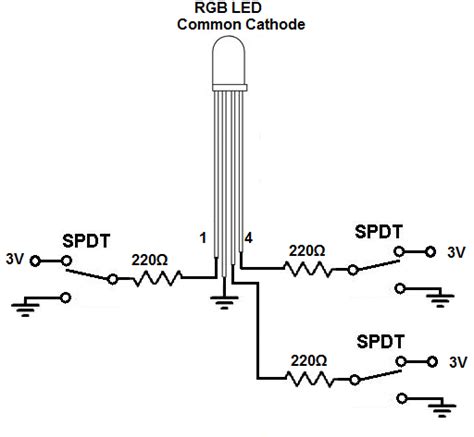 How To Build A Common Cathode Rgb Led Circuit