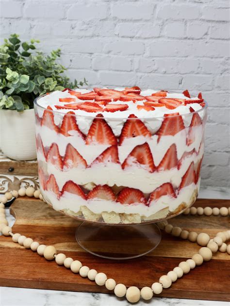 Strawberry Pound Cake Trifle Grace Like Rain Blog