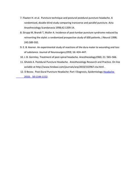 Patho Phsiology Of Pdph Pdf