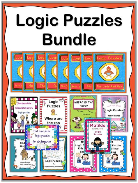 Esl Logic Puzzles Bundle Logic Puzzles Higher Order Thinking Skills Higher Order Thinking
