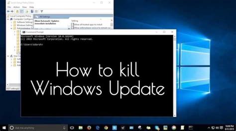 Simple Commands To Disable Forced Windows Updates