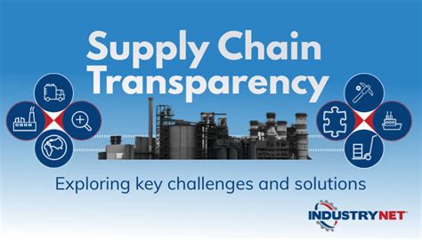 Supply Chain Transparency Challenges And Solutions Industrynet®