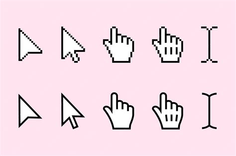 Premium Vector Web Cursors Arrows Mouse