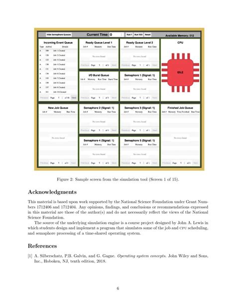 A Graphical Simulator For Teaching Operating Systems Deepai