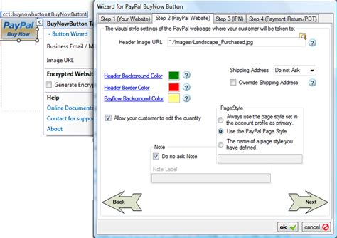 Webform Controls Explained Buy Now Button