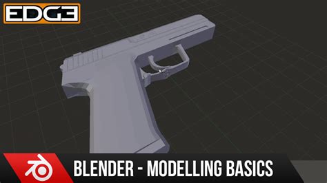 Blender For Beginners 3D Modeling A Basic Gun Tutorial Series Part 1