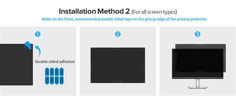 Mobdik Removable Computer Privacy Screen 22 Inch For 169 Ratio Monitor