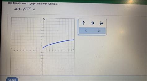 solved use translations to graph the given function a x √x