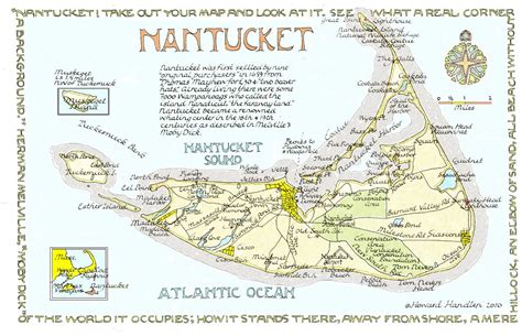 Nantucket Ma Island Market Maps