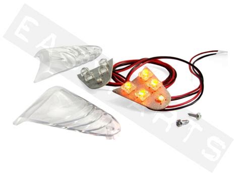 Paire Clignotants Masque Optique TNT Futura LED Orange Nitro Aerox Masques Optiques