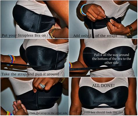 It Works Strapless Bra Trick Sweenee Style