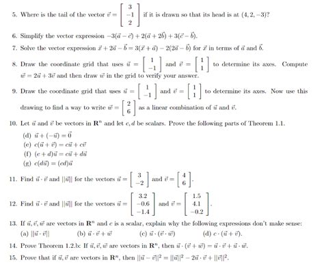 Solved 5 Where Is The Tail Of The Vector Vec V L