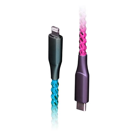Lucid Led Usb C To Lightning Charge And Sync Cable