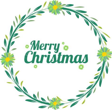 메리 크리스마스 화환 메리 크리스마스 화환 녹색 잎 테두리 Png 일러스트 및 벡터 에 대한 무료 다운로드 Pngtree