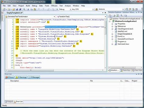 Generate Code From Dsl Diagrams With T4 Text Template Tangible T4