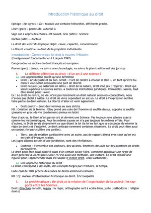 Histoire Du Droit Public L2 S3 Histoire Du Droit Public Licence