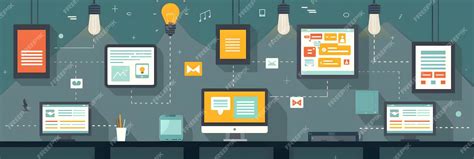 Web Development And Coding Concept Illustrations Premium Ai Generated Image