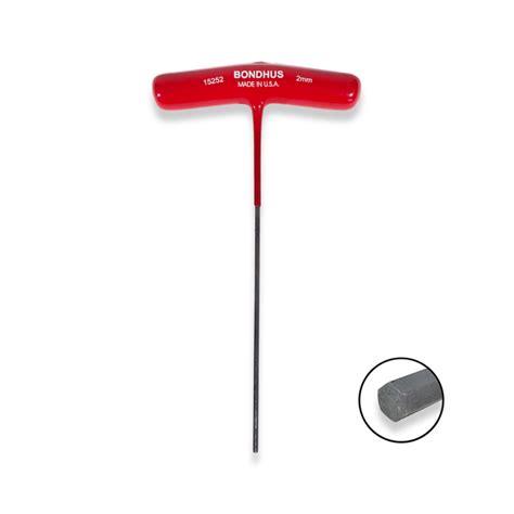 Bondhus 2mm T Handle 6 Hex Driver 15252 Myford Tools