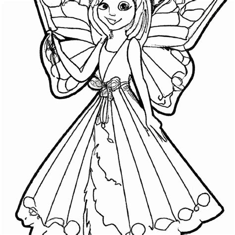 Barbie Borboleta Desenhos Para Colorir Grátis