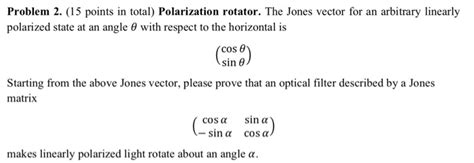 Solved Problem 4 10 Points In Total Rotating Linear