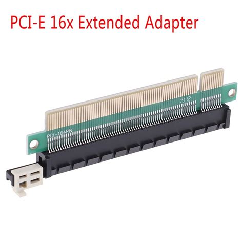 Pci E 16x Male To Female Riser Extended Adapter For 1u 2u 3u Ipc