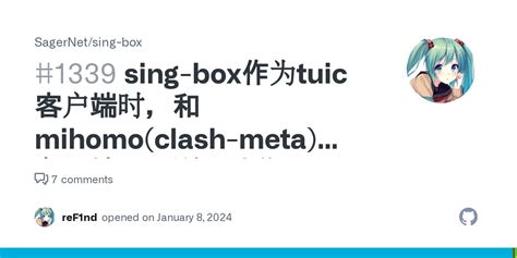 Sing Box作为tuic客户端时，和mihomoclash Meta服务器端配合则无法代理quic · Issue 1339