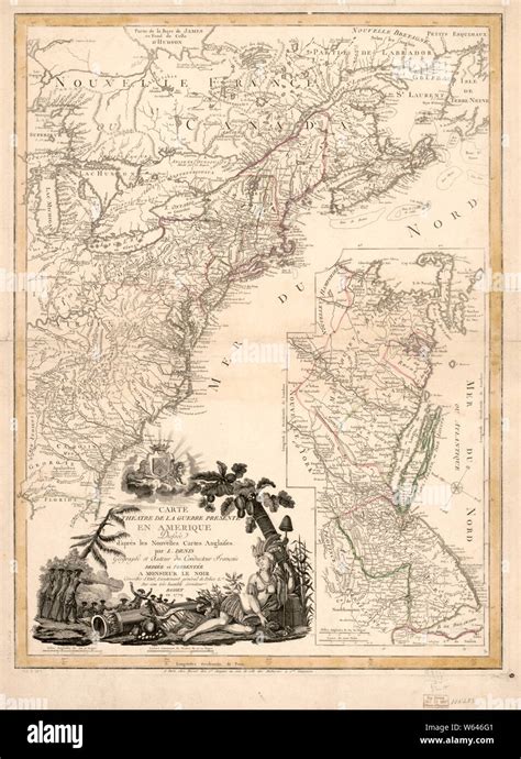 American Revolutionary War Era Maps 1750 1786 442 Carte Du Theatre De