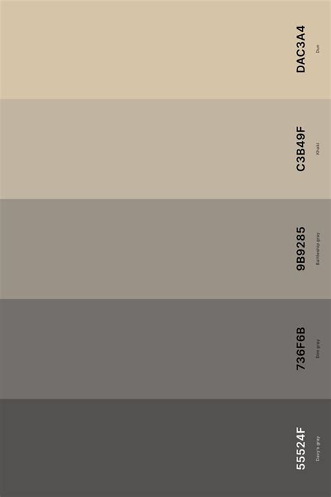25 Best Tan Color Palettes With Names And Hex Codes Artofit