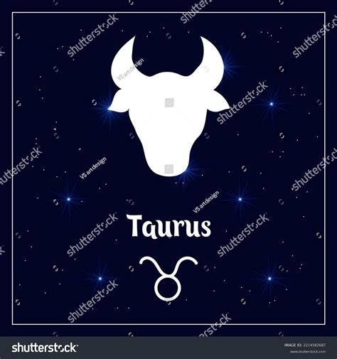 Taurus Astrological Sign Zodiac Horoscope On Stock Vector Royalty Free