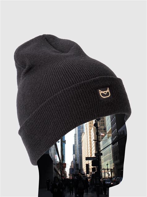 Gorro Beanie Unisex Negro Moom Diamond Paradise Design Store