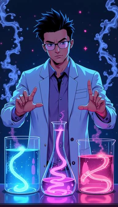 Free Magical Science Experiment Image Scientist Laboratory Anime