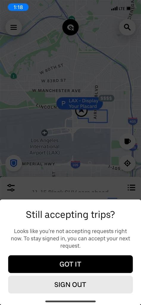 So Is This New Logout Feature An LAX Thing Or System Wide Uber