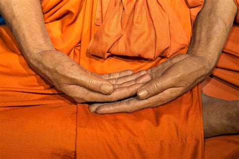 Buddhist Monk Meditating