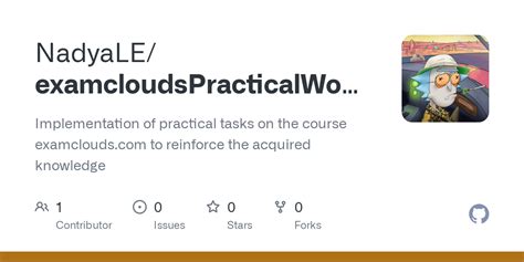 GitHub NadyaLE ExamcloudsPracticalWork Implementation Of Practical Tasks On The Course