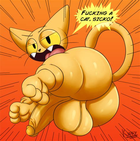 Rule 34 Anthro Ass Balls Feline Fur Kiffy Artist Male Yellow Fur