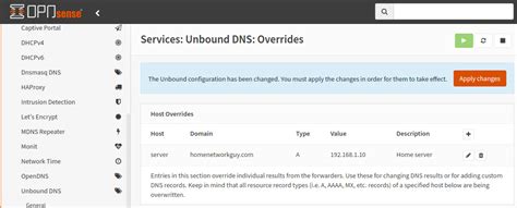 How To Configure Split DNS In OPNsense Using Unbound DNS