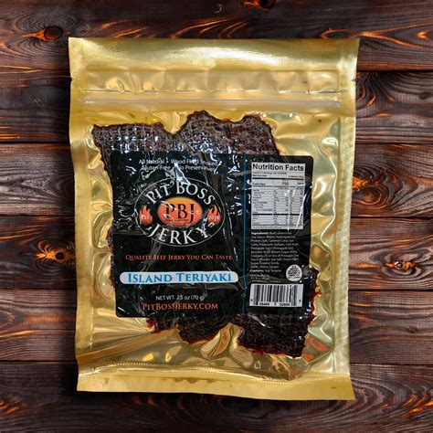 Island Teriyaki Jerky Pit Boss Jerky
