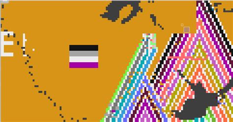 Made A Litte Asexual Pride Flag On Scrolller
