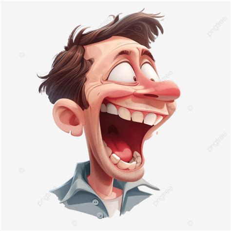 입을 크게 벌리고 웃는 만화 캐릭터 만화 캐릭터 웃고있는 Png 일러스트 및 이미지 에 대한 무료 다운로드 Pngtree