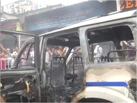 Bjp Nabanna March During The Bjps Demonstration In Kolkata There Was