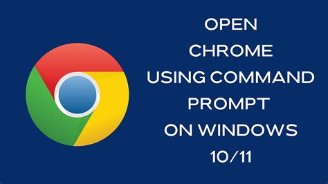 How To Open Google Chrome Using Command Prompt On Windows 10 YouTube