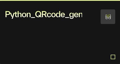 Pythonqrcodegenerator Codesandbox