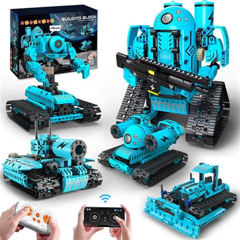 Robot Building Set App Remote Control Stem Educational Toy For