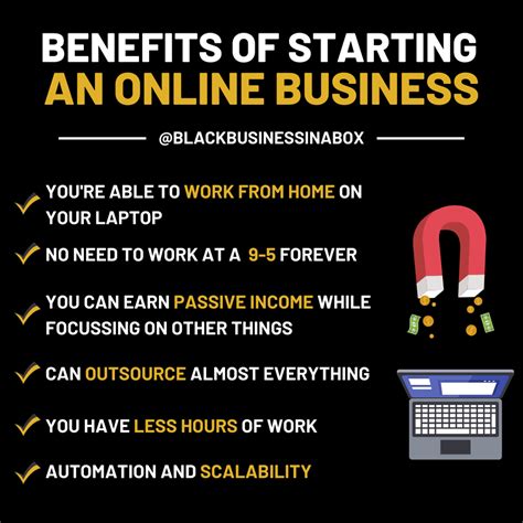 Benefits Of Starting An Online Business Black Business In A Box