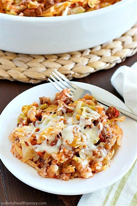 Beef Cabbage Roll Casserole Yummy Healthy Easy