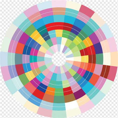 다채로운 추상적인 원형 디자인 Png Pngwing