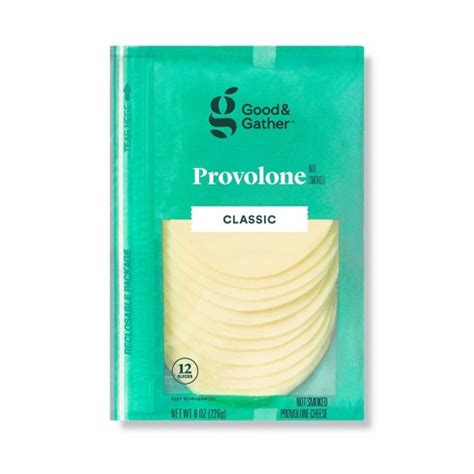Provolone Deli Sliced Cheese 8oz12 Slices Good And Gather™ Target