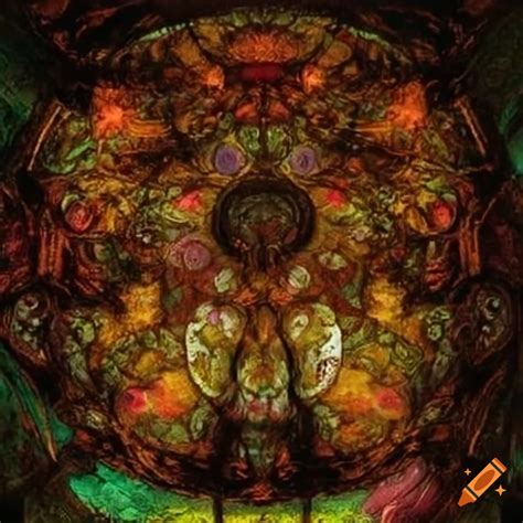 Art Nouveau Magical Expressionism With Aviator Disciples And Disco
