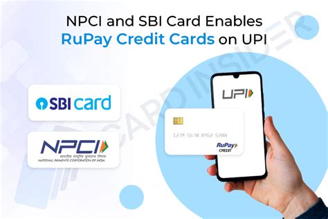 Npci And Sbi Card Enable Rupay Credit Cards On Upi