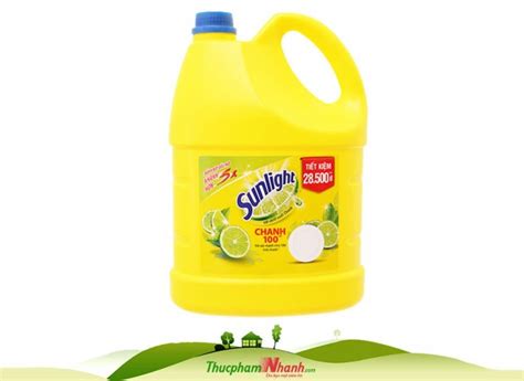 Sỉ lẻ Nước rửa chén Sunlight Can kg Thực Phẩm Nhanh